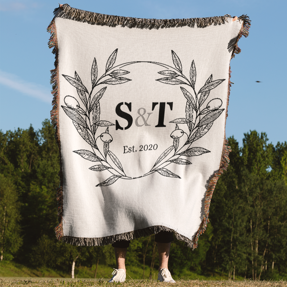 Personalized Wedding Anniversary Blanket | Customizable Keepsake for Y